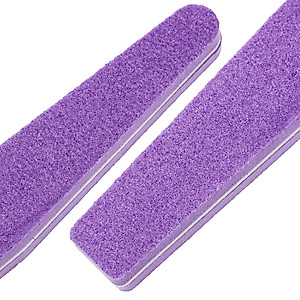 COHEALI 10pcs Nail Polish Pedicure Nail Files Nail Supplies Nail Tools Nail Care Nail Trimming File Finger Nail Files for Men Purple High Elastic Sponge Foot Man Polishing File