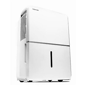 Toshiba 50-Pint 115-Volt ENERGY STAR MOST EFFICIENT Dehumidifier with Continuous Operation Function covers up to 4,500 sq. ft. TDDP5013ES2 w/ 1 Year Extended CPS Warranty Included (Renewed)