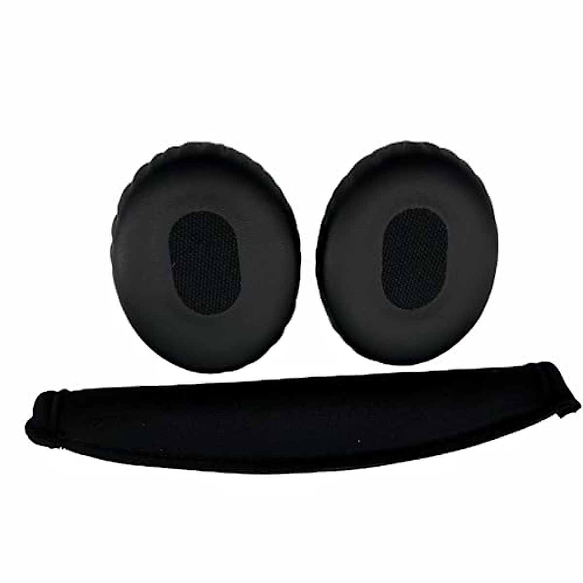 Sumugaric QC 3 Ear Pads and Head Band Cover Replacement Cushions Cups Compatible with Bose Quietcomfort 3 QC3 On-Ear OE1 Headphones Repair Parts Accessories