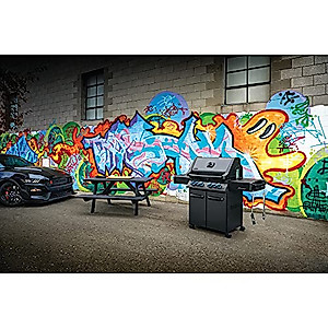 Napoleon PHANTOM Prestige 500 BBQ Grill, Matte Black, Natural Gas - P500RSIBNMK-3-PHM Premium Barbecue Gas Cart