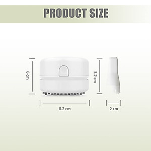 YAFIYGI Practical Present Desktop Vacuum Cleaner Mini Crumb Vacuum Cleaner Portable Handheld Cordless Sweeper Cleaning for Home,Office,Cars,Pet Hairs