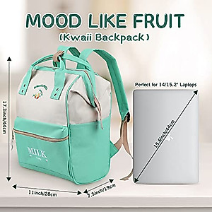 ZOMAKE 15.6 Inch Travel Laptop Backpack for Women Men - Anti Theft Water Resistant Bag Daypack - Computer Bag Business Work Cute Backpacks(Candy)