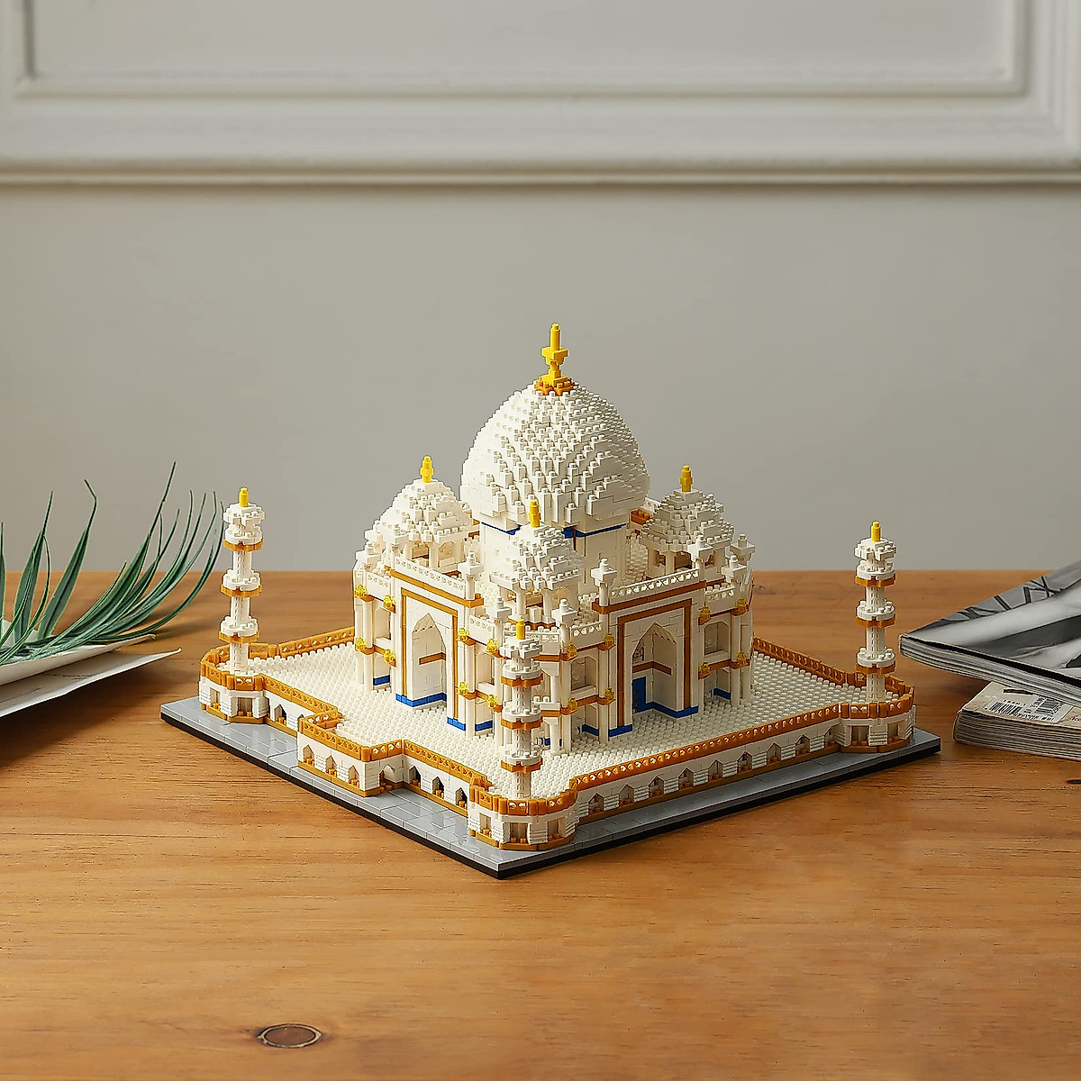 Tregoer Micro Mini Blocks Taj Mahal Building and Architecture Model Set,Mini Building Blocks Sets,Building and Architecture Toys Gifts for Kid and Adult（4000Pieces）