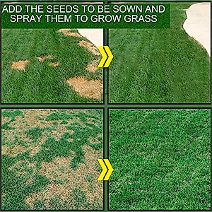 Hippie Green Grass Spray, Liquid Seeding Grass Lawn Green Spray, Cowboy Green Grass Seed Spray, Green Grass & Pest Control Lawn Spray (A)