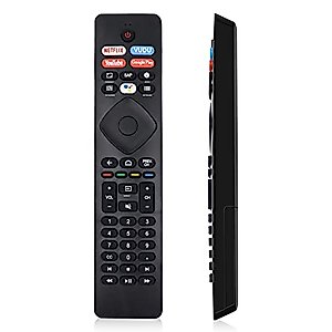 New RF402A-V14 Universal TV Remote Replacement for Philips Smart Android TV 43PFL5604/F7 43PFL5704/F7 50PFL5604/F7 50PFL5704/F7 55PFL5604/F7 75PFL5704/F7 (No Voice)
