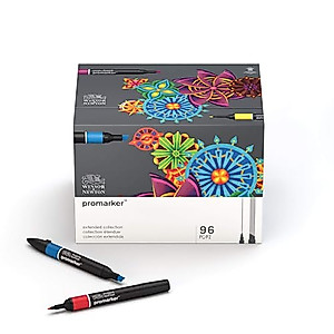 Winsor & Newton ProMarker Set, 96 Count, Extended Collection