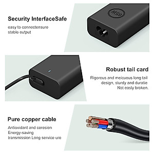 65W 45W Dell Laptop Charger USB C for Latitude 5420 5520 5320 5430 5290 7410 7420 XPS 13 9250 9360 9365 9370 9380 9350 9550 Chromebook 5190 Type C AC Adapter