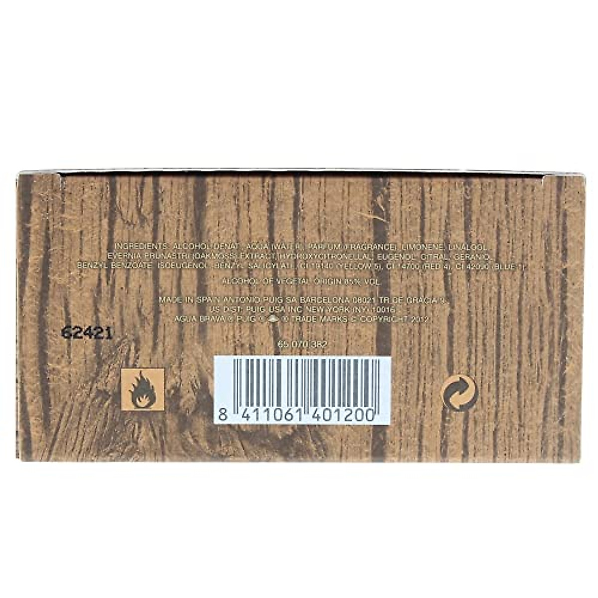 Agua Brava By Antonio Puig For Men. Cologne 6.75 Ounces