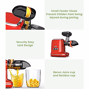 Juicer Machines, Orfeld Professional Cold Press Juicer Extractor Machine