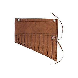 BucketBoss 70003 Tool and Wrench Set Roll with 11 Pockets in Brown