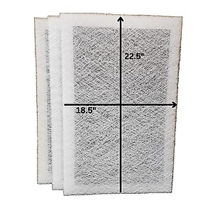 Fast-Shipped-Filters 3 Pack 20x25 Dynamic Air Cleaner Polarized Replacement (Actual Filter Size 18.5x22.5)