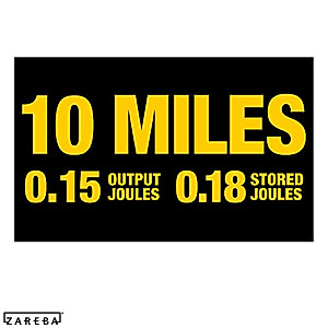 Zareba ESP10M-Z Solar Powered Low Impedance Electric Fence Charger - 10 Mile Solar Powered Electric Fence Energizer, Contain Animals and Keep Out Predators