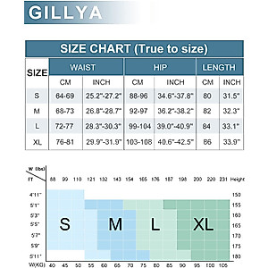 GILLYA Butt Lifting Workout Leggings for Women Seamless Scrunch Butt Gym Booty Tights Sport Active Yoga Pants