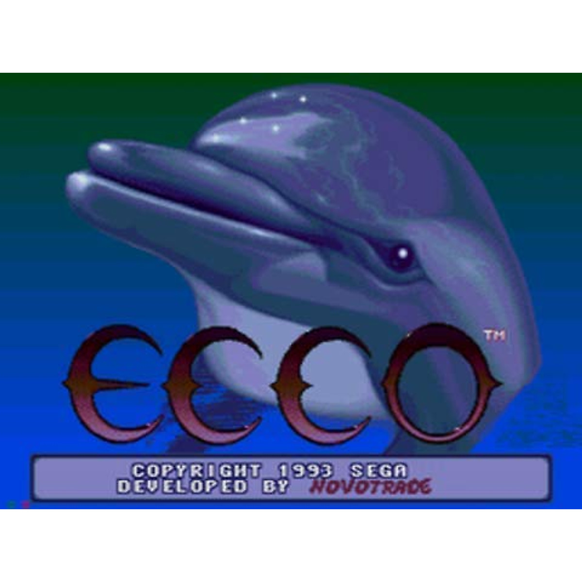 Ecco the Dolphin (Sega Genesis) - Reproduction VIdeo Game Cartridge
