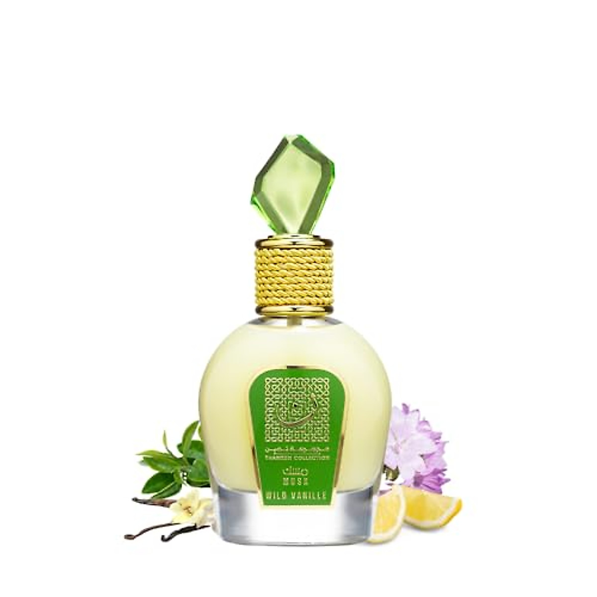 Lattafa Thameen Collection Musk Wild Vanille Eau de Parfum Spray for Women, 3.4 Ounce