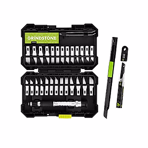 FantastiCAR Craft Knife Precision Cutter Hobby Knife and Retractable Auto-lock Utility Knife Set with Extra Blades