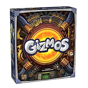 CMON Gizmos Board Game (2nd Edition) | Science Themed Strategy Board Game for Adults and Teens | Ages 14+ | 2-4 Players | Average Playtime 40-50 Minutes | Made by CMON