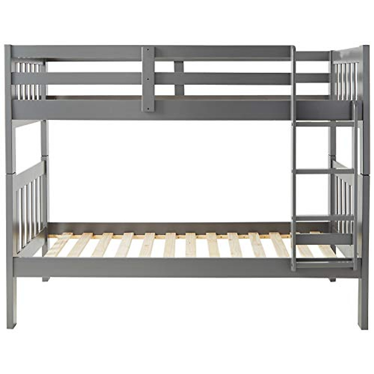 Donco Kids Austin Mission Twin Over Twin Dark Grey Bunkbed