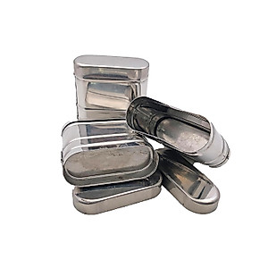 Chunauti Stainless Steel Chunauti/Surti/Khaini Chunauti Dibbi | Box | Stainless Steel Chunauti |B0CLVHDF9K