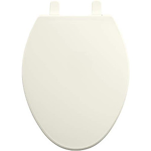 KOHLER K-4774-47 Brevia Elongated Toilet Seatwith Quick-Release Hinges and Quick-Attach Hardware for Easy Clean in Biscuit