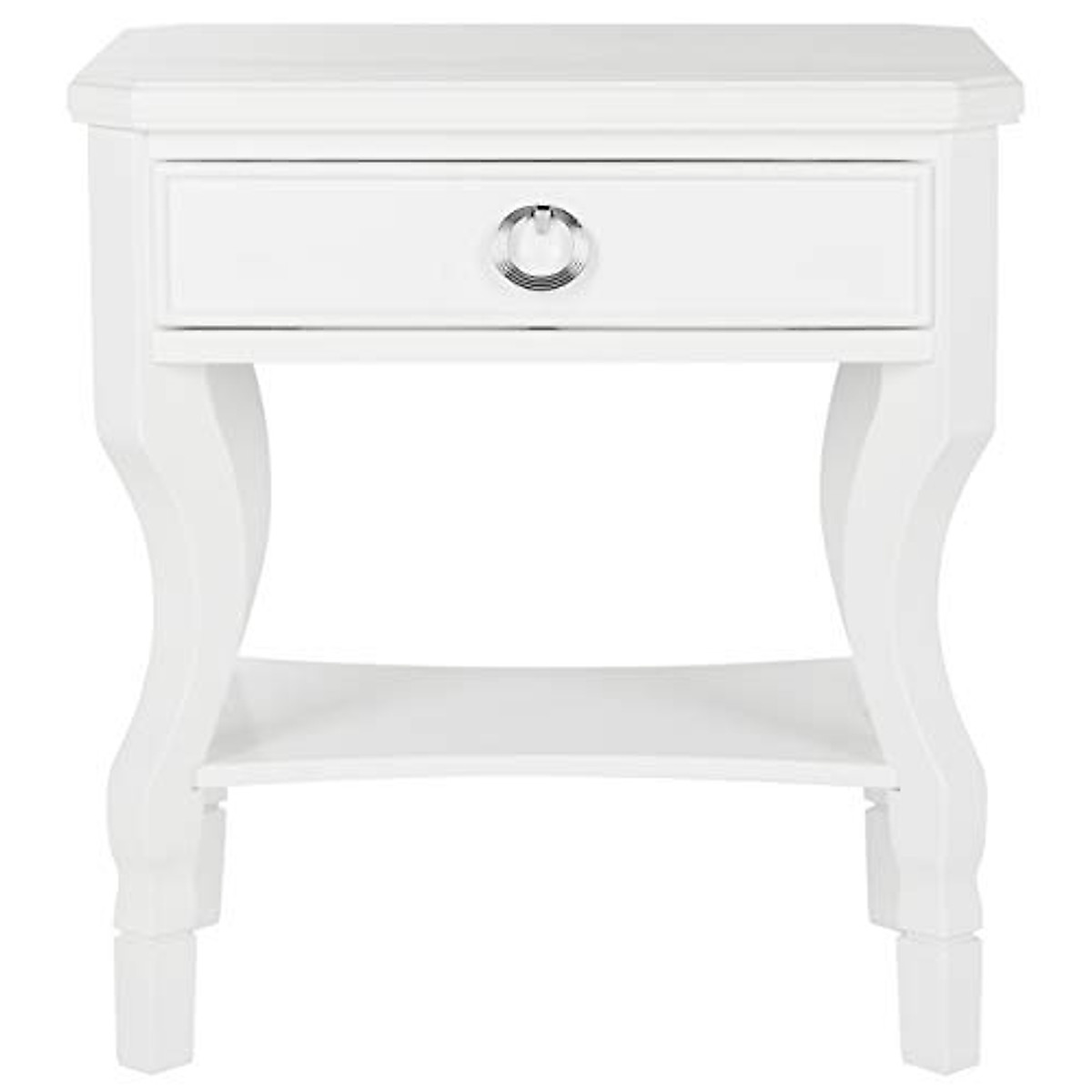 Safavieh Home Collection Alaia White 1-Drawer Nightstand
