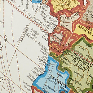 Deco 79 Mango Wood Globe, 8" x 8" x 14", White