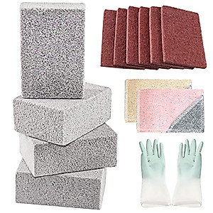 Heavy Duty Grill Cleaning Brick/Grill Stone Cleaning Block/Reusable Pumice Stone Cleaner Tool Cleans Flat Top Grills or Griddles Effectively