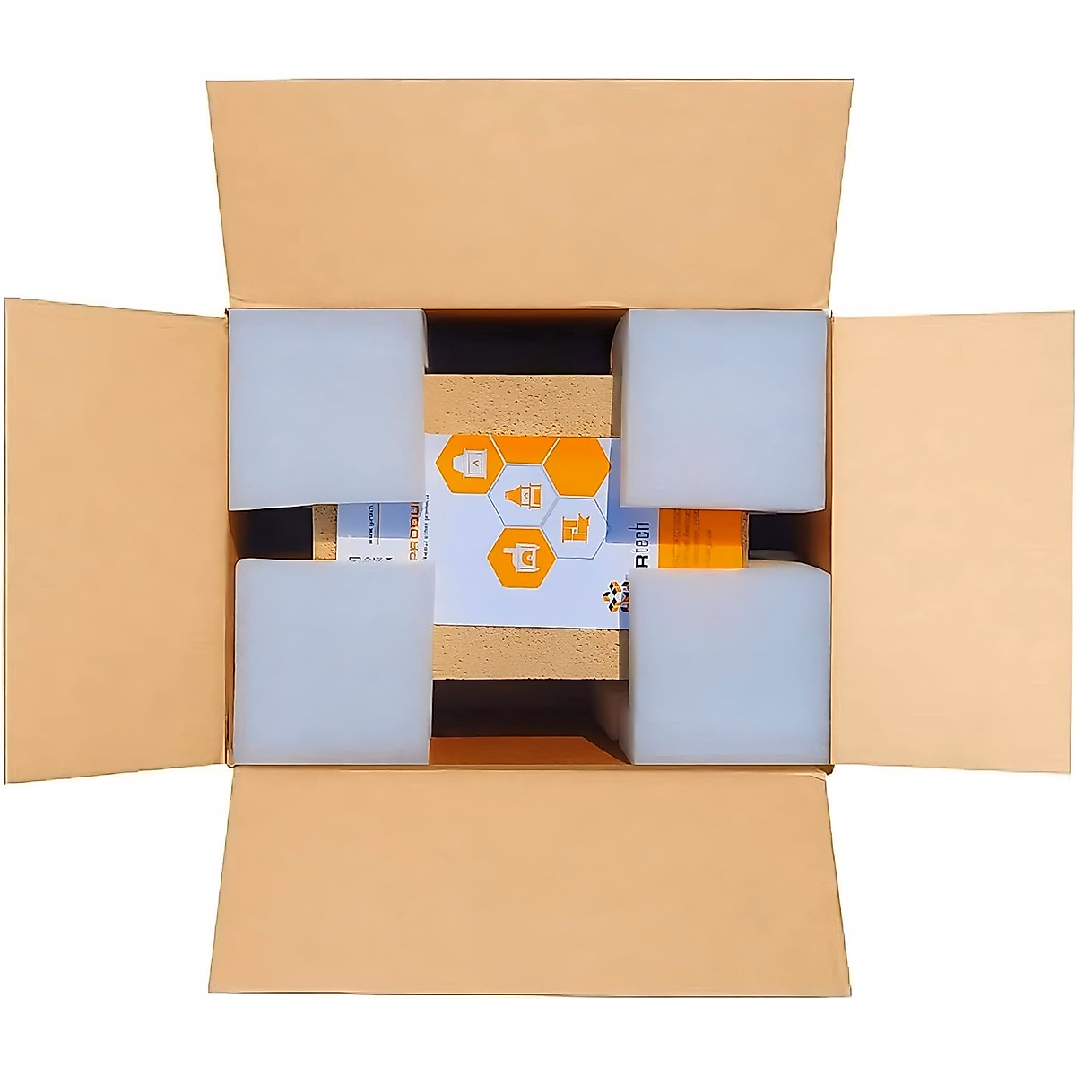 GIRtech USL Intermediate Fire Brick 2500F Pack of 6 Fire Bricks for Internal Lining Heating Units Insulating Warming layer for Fireplace, Steel Furnace, Wood Stove, Ceramic Oven Kiln, Blacksmith Forge