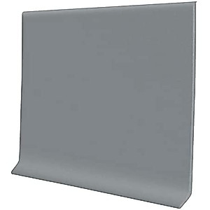 ProFlex Gray Vinyl Wall Base - 6 in X 20 ft Trim with Super Strong Peel and Stick Adhesive - Flexible Self Stick Vinyl - Easy Install Floor Base with Toe Kick