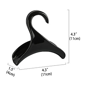 Purse Hanger Hook Bag Rack Holder - Handbag Hanger Organizer Storage - Over The Closet Rod Hanger for Storing and Organizing Purses | Backpacks |Satchels | Crossovers | Handbags | Tote（4 Pack）