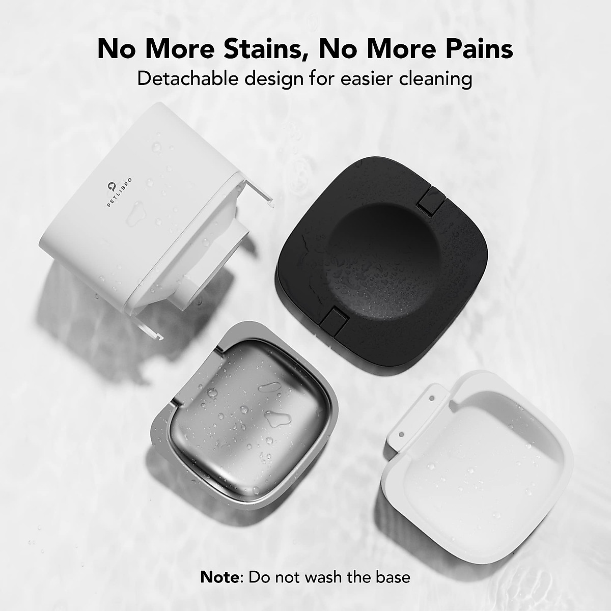 PETLIBRO Automatic Cat Feeders, Cat Food Dispenser with Customize Feeding Schedule, WiFi Timed Cat Feeder with Interactive Voice Recorder, Automatic Pet Feeder for Cat Dog 1-4 Meals Dry Food 4L