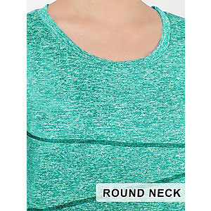 Kimmery Womens Workout Tops for Women Short Sleeve Shirts for Women Summer Tops for Women 2024 Gym Tops Athletic Tops for Women Light Green Top M