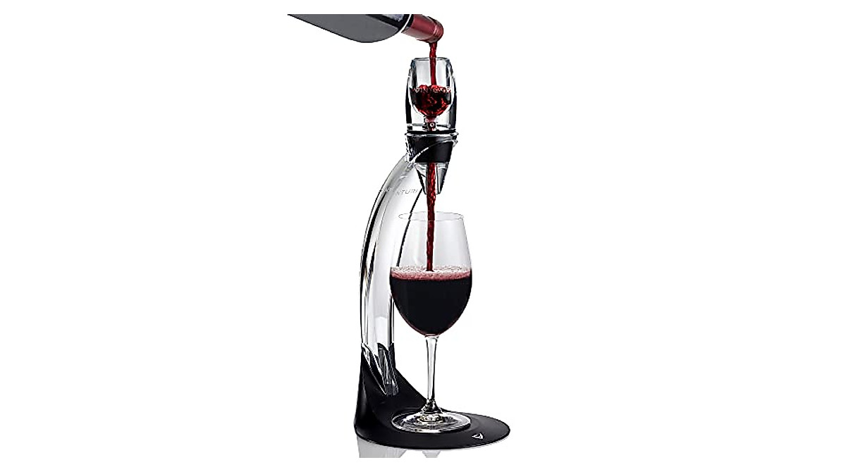 Vinturi Deluxe Red Wine Aerator Tower Set - Enhance Wine Flavor