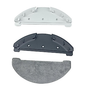 QiyilE Robot Vacuum Cleaner Mop Pads Holder, Compatible for HONITURE Q6 Pro. Vacuum Cleaner Mopping Module, Rag Mount Holder Kit(White)