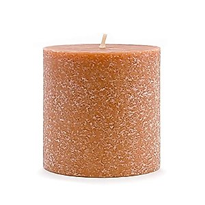 Root Candles 33319 Unscented Timberline Pillar Candle , 3 x 3-Inches , Rust