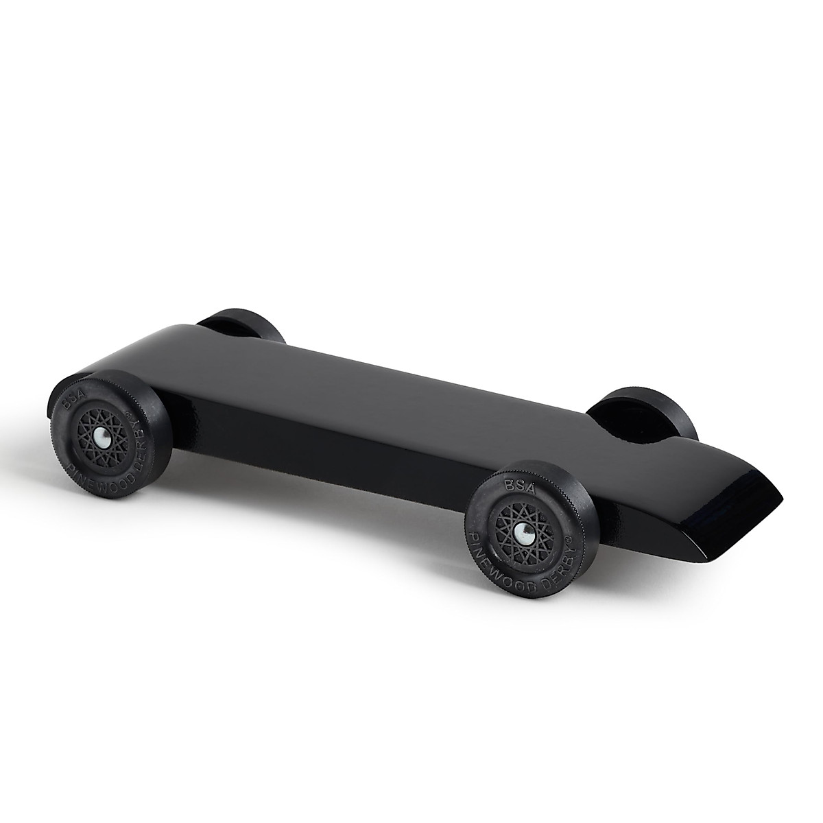 Pinewood Pro Pine Derby Car Kit with PRO Graphite - Painted and Weighted - Black Barracuda