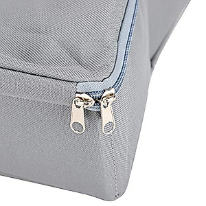 Bicaquu Cat Litter Box, Portable Easy Clean Portable Cat Toilet Cat Toilet with Cover Cat Toilet, Waterproof Cat Litter Box Pet for Outdoor Camping Cats(Gray, L)