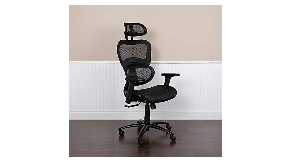 Ergonomic Mesh Office Chair with Adjustable Support | Flash Furniture