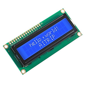 AITRIP 3 Set IIC/I2C/TWI LCD 1602 16x2 Serial Interface Adapter Module Blue Backlight for Arduino UNO R3 MEGA2560 (Blue)