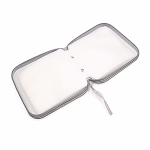 Qtqgoitem 2Pcs Blue Clear 40 Disc Car Album Wallet Holder DJ Media Storage Case Bag (Model: 724 c30 8bd 5cb ef0)