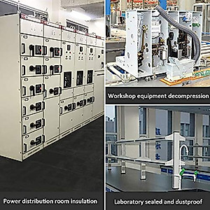 Neoprene Rubber Strips Solid Rubber Rolls Neoprene Solid Rubber Sheet for DIY Gasket, Warehouse, Pads, Seals, Weather Stripping, Crafts, Flooring, Supports (1In x 1/16In x 10Ft)