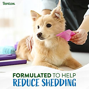 TropiClean Lime & Coconut Deshedding Dog Shampoo for Shedding Control | Natural Pet Shampoo Derived from Natural Ingredients | Cat Friendly | Made in The USA | 1 gal.