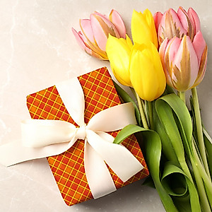 Whaline 12Pcs Fall Cotton Fabric Bundles 18 x 22 Inch Autumn Buffalo Plaid Fat Quarters Plaid Quilting Patchwork Squares Sewing Fabrics for Harvest Thanksgiving DIY Handmade Craft Home Party Decor