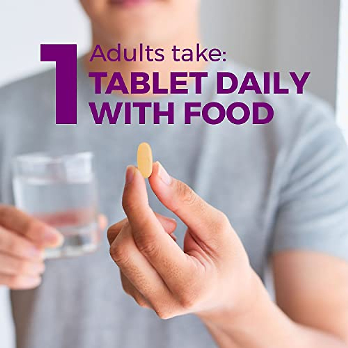 One A Day Multi+ Hair, Skin, & Nails Complete Multivitamin Tablet, A Boost of Support for Healthy Hair, Skin & Nails with Biotin and Vitamin A, C, Vitamin E & Zinc, 120 Count (4 Months Supply)