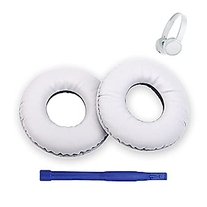 WH-CH510 Ear Pads Noise Isolation Memory Foam, Headphone Covers, Ear Pads Compatible with Sony WH-CH510/WH-CH500 Wireless Over Ear Headphones(White,Elastin)