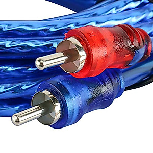 8/10GA Car Control Audio Cable Kit for Auto Amplifier Sub Woofer Wiring Power Amplifier Car Audio Sub Woofer Wire, AMP Wiring, Auto Audio Cables