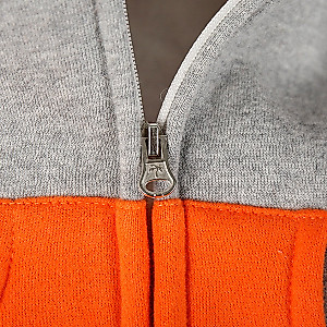 Bebone Hooded Fleece Romper for Baby Girls Boys Cartoon Animal Fox Jumpsuit (0-3M, Orange)