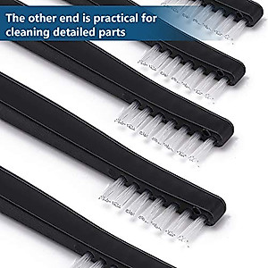 Accmor Gun Cleaning Brush, 9 Packs Double-Ended Cleaner Kits 7 Inch Nylon All Purpose Cleaning Brush Tool with Plastic Handle for Cleaning Welding Slag and Rust