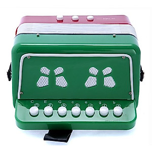 D'Luca G105-MEX Child Button Accordion Mexican Flag