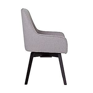 Studio Designs Home, Heather Gray Studio Designs 70147 Spire Swivel Task Chair, 25.5" W x 24" D x 35.5" H